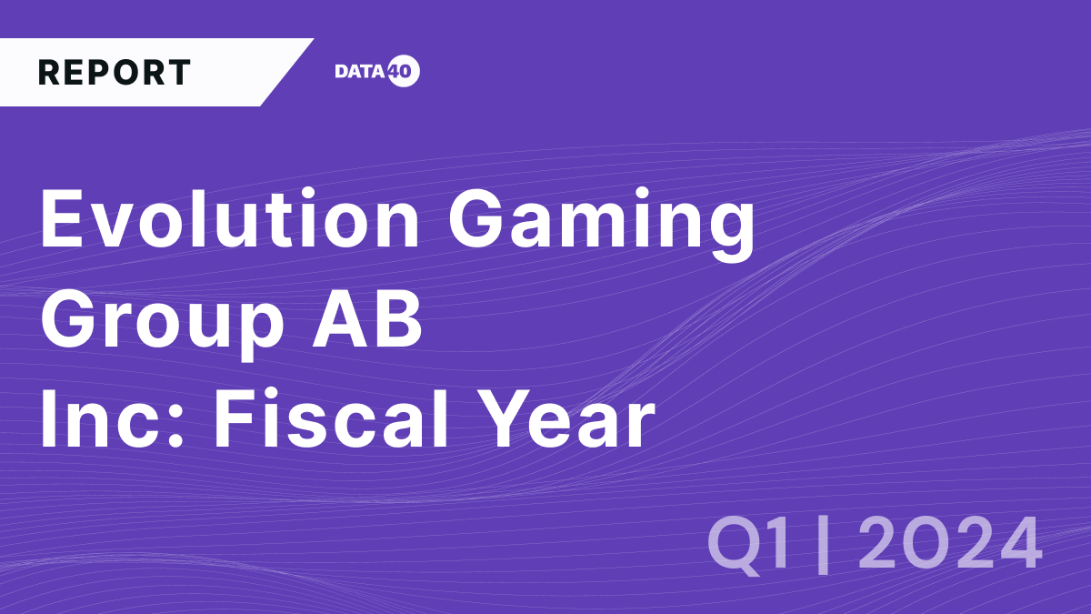 Evolution Gaming Group AB Q1FY24 Report Overview