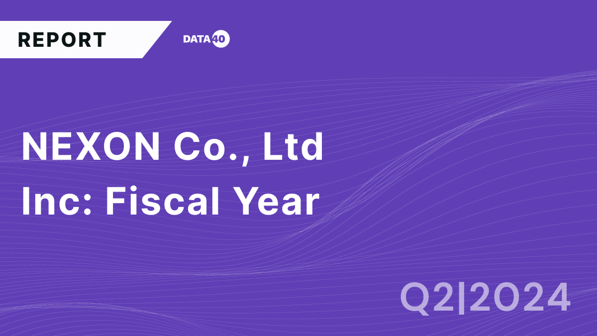 NEXON Co., Ltd Q2FY24 Report Overview